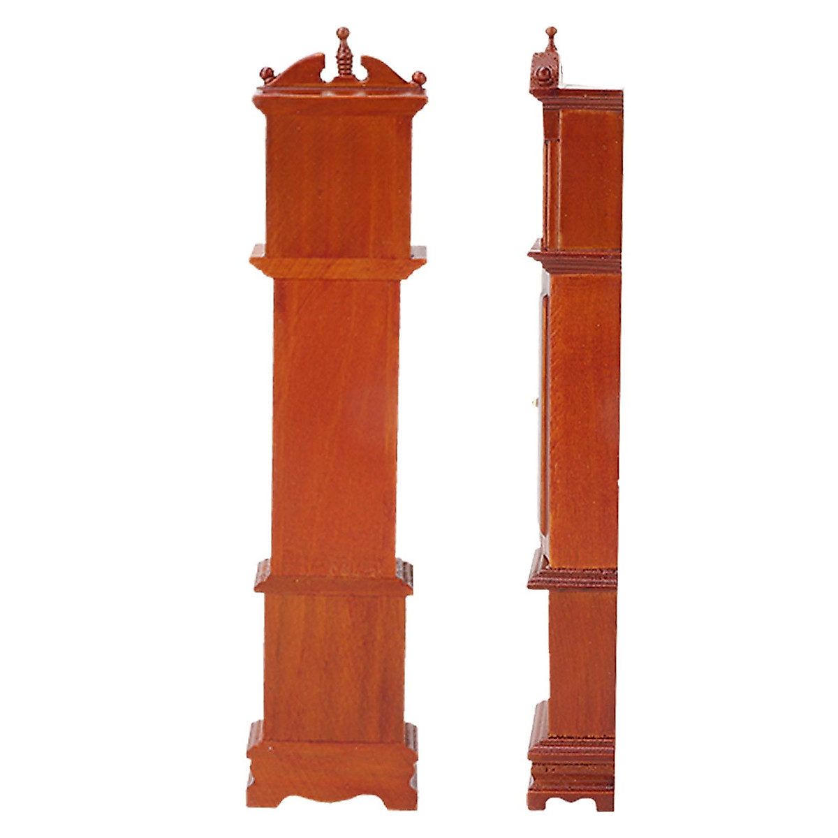 Snufeve 1:12 Miniature Doll House Furniture Miniature Floor Clock, Doll House Clock, for Dining Room Children Kids for Doll House Accessory