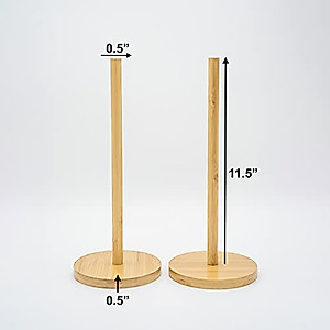 New Improved Bamboo Donut Stand for Party with thicker base - Donut holder stand party - Replaces other Donut wall and Donut Display Bagel Holder Stand. For Weddings, Doughnut, and Birthday Party