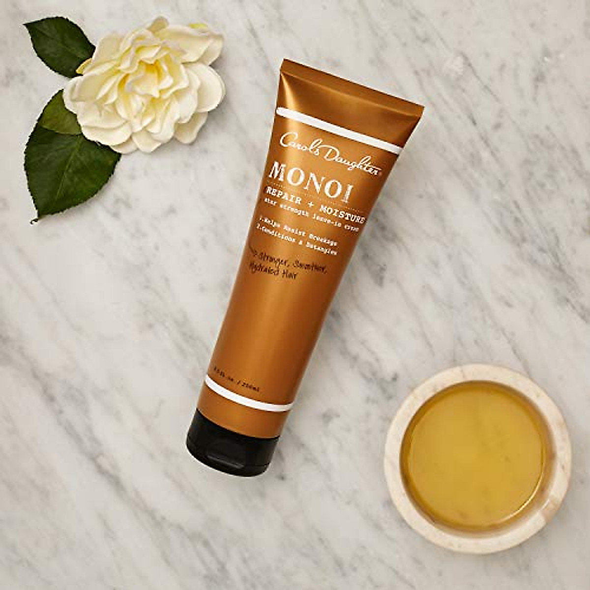 Carol’s Daughter Monoi Repair and Moisture for Curly Hair Monoi Star Strength Leave In Cream with Monoi Oil for Hydration and Softness, 8.5 fl oz