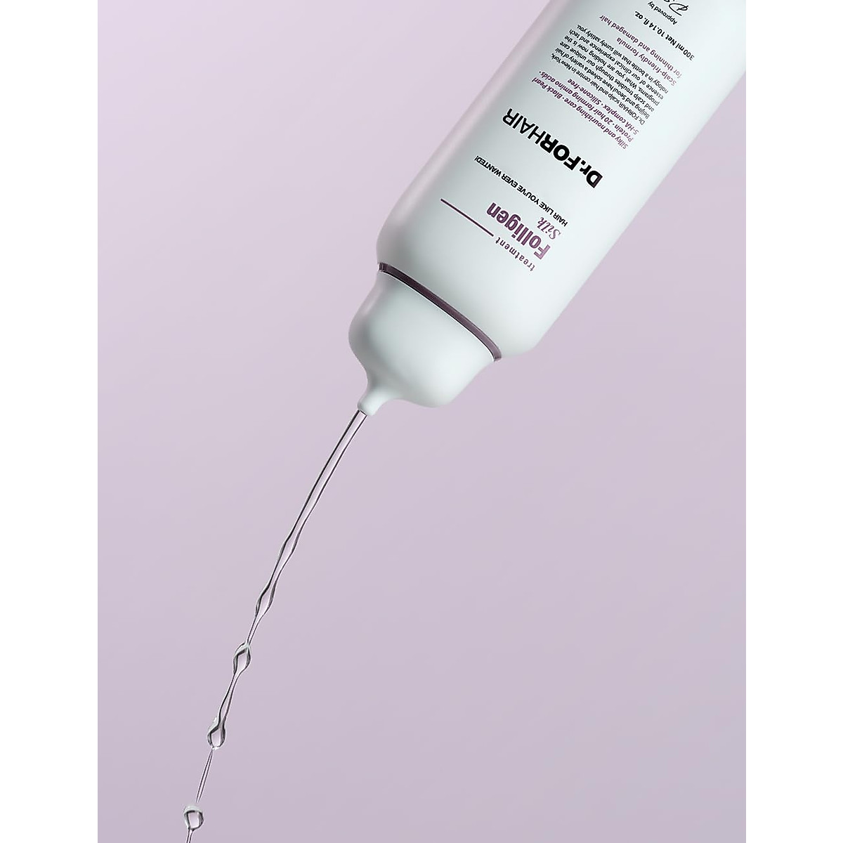 DR.FORHAIR Folligen Silk Treatment 10.14 fl oz 300 ml for Thinning Hair Dry Damaged Cuticles Growth Care Silicone Free