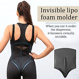 4 Pieces BBL Lumbar Molder Back Compression Board Foam Lipo Lumbar Molder Flatting AB Board Supplies for Lumbar and Abdomen