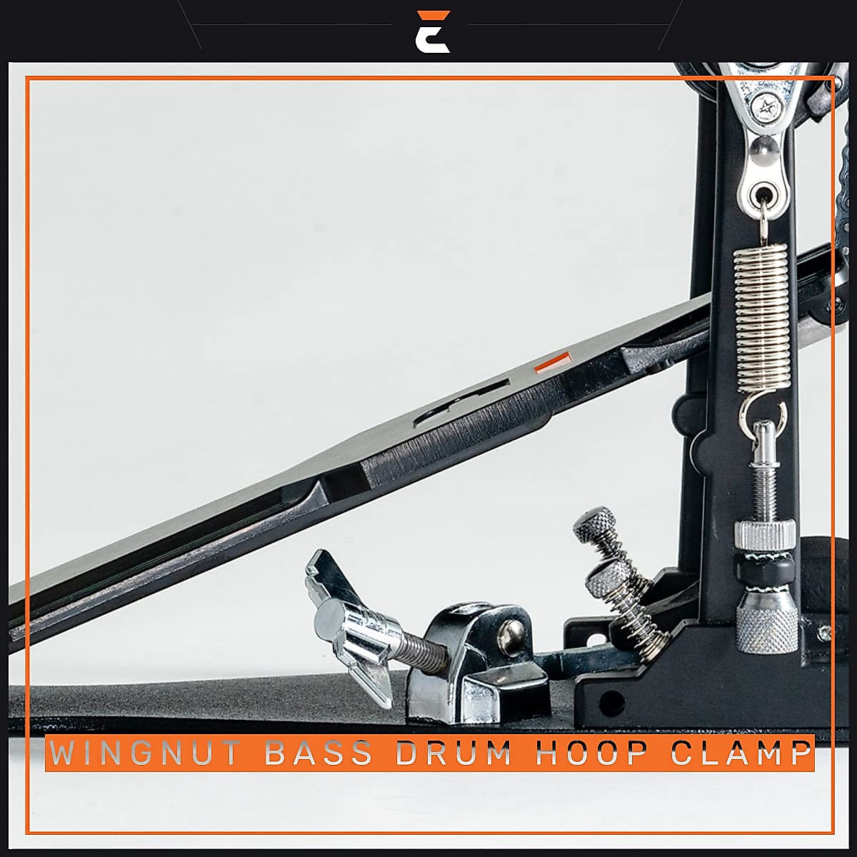 Premium Double Bass Drum Pedal, Edge Hardware Design (EHWD) PE1D
