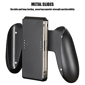 3 Pack Comfort Grips Compatible with Joy Con, Handle Grips Kit Compatible with Switch/OLED Controller with 4 Thumb Caps