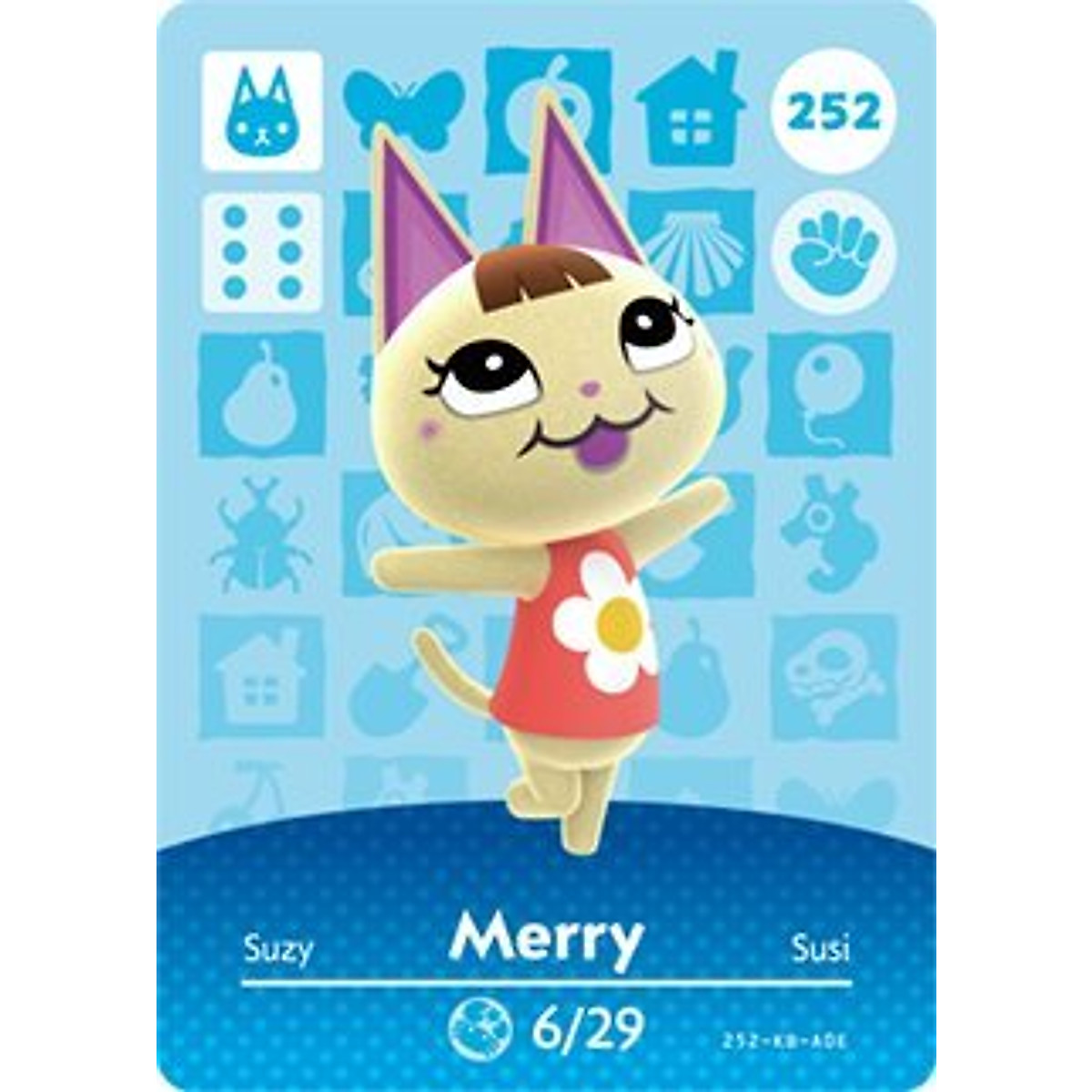 Merry - Nintendo Animal Crossing Happy Home Designer Amiibo Card - 252 by Nintendo