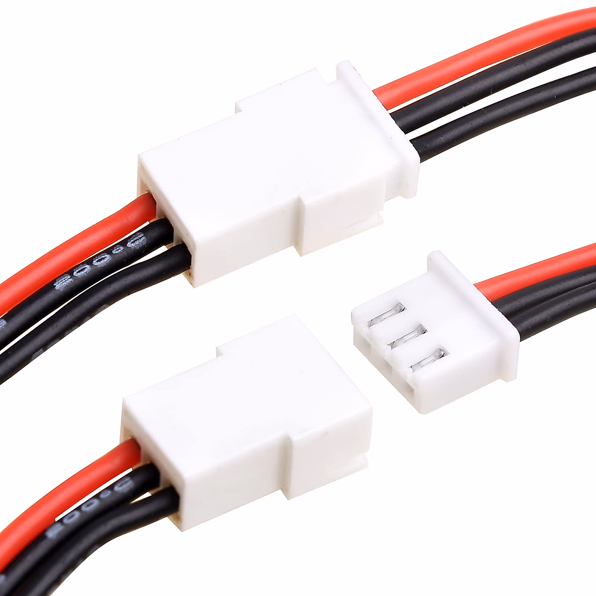 HobbyPark JST-XH 2S 3S 4S 5S 6S LiPo Battery Balance Charger Extension Cable Balance Charging Wire Lead Adapter for RC Drone, Quadcopter, Multirotors,Cars, Trucks, Planes, Boats (5PCS)