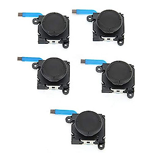 Wosune Joystick Button Materials Game Machine Joystick Button Lightweight Professional Chipsets for Switch Home Entertainment NS Controller