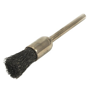 Forney 60241 Wire Bristle Brush Set, 1/8-Inch Shank, 3-Piece