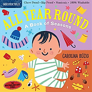 Indestructibles: All Year Round: A Book of Seasons: Chew Proof · Rip Proof · Nontoxic · 100% Washable (Book for Babies, Newborn Books, Safe to Chew)
