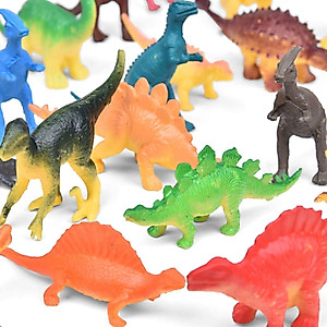 Ganowo 12 PCS Prefilled Easter Eggs with Dinosaur Mini Toys for Easter Theme Party Favors - Basket Filler, Eggs Hunt, Basket Stuffers Fillers, Classroom Prize Supplies