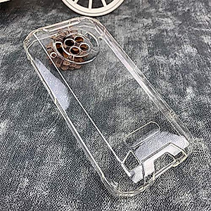 Ytaland for DOOGEE S96 Pro Case,with 2 x Tempered Glass Screen Protector. (3 in 1) Crystal Clear Soft Silicone Shockproof TPU Transparent Bumper Protective Phone Case Cover