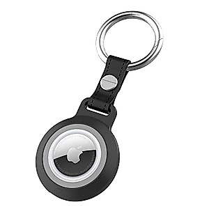 4 Pack Waterproof Airtag Case, with Leater Key Ring Compatible for Apple Airtags,Waterproof, Dust, Fall and Scratch，Full Protective Cover Air Tags Tracker for Luggage,Cat,Dog,Pets(Multi-Color)