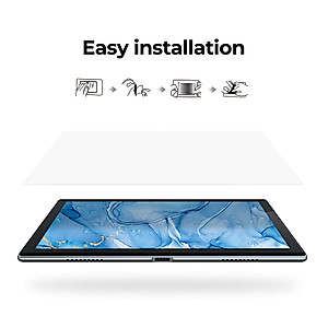 Dragon Touch Tablet Screen Protector (2 Pack) for NotePad 102 and NotePad T10M Tablet, Tempered Glass Film, Ultra-Clear, High Definition, Scratch Resistant, Bubble Free