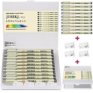 Pen, Pens, Art Pens, Drawing Pens, Fine Point Pen, Micro-Pen, Sketch Pen, Anime Pens, Micro-Pen Set, Micro-Pens, For Art Supplies, Arts & crafts, Drawing Supplies, Office School Supplies, Artists Line