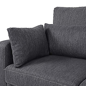 Christopher Knight Home Roselle Sofas, Charcoal + Espresso