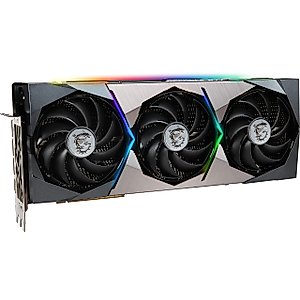 MSI Gaming GeForce RTX 3090 Ti 24GB GDRR6X 384-Bit HDMI/DP Nvlink Tri-Frozr Ampere Architecture OC Graphics Card (RTX 3090 Ti SUPRIM X 24G)