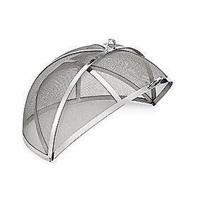 Good Directions 774SS Heavy Duty Fire Pit Spark Screen with Lifter Hinged for Easy Access, 25 Inch, Stainless Steel