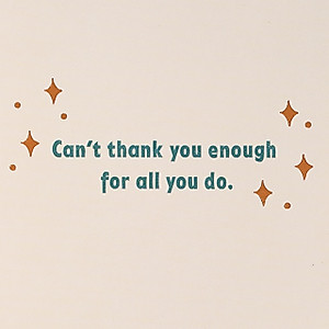 American Greetings Thank You Card for Coworker (Can't Thank You Enough)