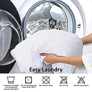 Waterproof 2 Piece Split Mattress Protector for Adjustable Beds, Soft Waterproof Matressprotector Noiseless Fitted Style Cover 2 PC [30" X 80" + 30" X 80"]- Fits Upto 16 Inch Deep Pocket - Queen