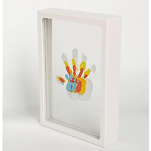 🍒Cherry Cheers🍒 Family Handprint and Paint Craft Kit DIY Baby Keepsake Frame, All Transparent Layers Non-Toxic Paints