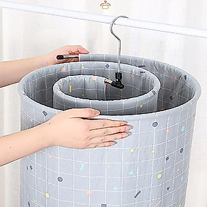 BinaryABC Spiral Shaped Bed Sheet Towels Clothes Scarf Blanket Drying Hanger,Space Saving Clothing Drying Rack Holder,2PCS