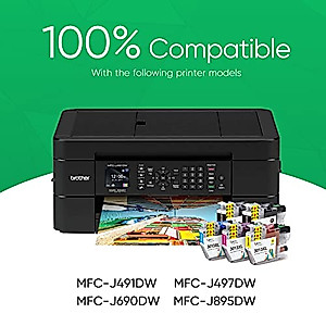 Topkolor Compatible Brother LC3013 3013 Ink Cartridges (High Page Yield of LC3011 3011 Ink Cartridges) for Brother MFC-J491DW MFC-J895DW MFC-J690DW MFC-J497DW Printer, 10-Pack