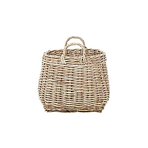 Kouboo Kobo Wicker Basket, Gray-Brown