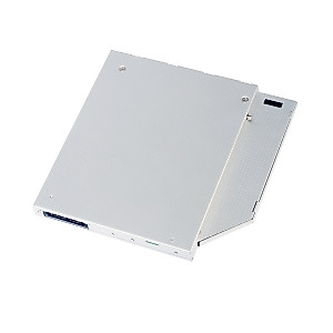 QUMOX Laptop 2nd HDD SSD DVD Bay Caddy Adapter for 2.5''/12.7mm Universal CD/DVD-ROM SATA to SATA Hard Drive External Enclosure