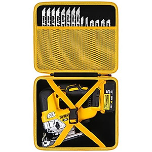 Khanka Hard Storage Case Replacement for DEWALT 20V MAX XR Jig Saw DCS334B / DCS335B, Case only