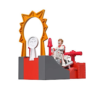 Toy Story 4 Thomas & Friends Fisher-Price Disney Pixar Duke Caboom Stunt Set by Fisher-Price Imaginext