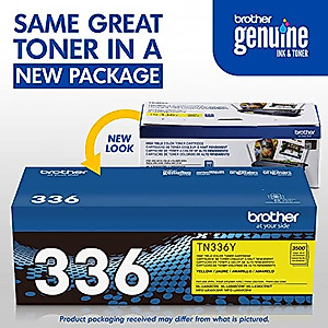 Brother Tn336y Tn336y High-Yield Toner, Yellow