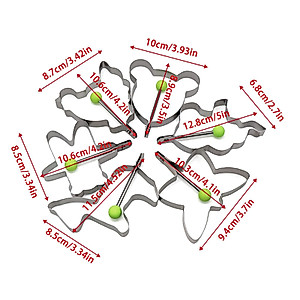 Egg Rings, 6 Animal Shapes Nonstick Egg Mold Egg Rings For Frying Eggs,Egg Mold For Breakfast, Pancakes, And Fried,Egg Cooking Rings Stainless Steel Egg Shaper For Egg Mcmuffins