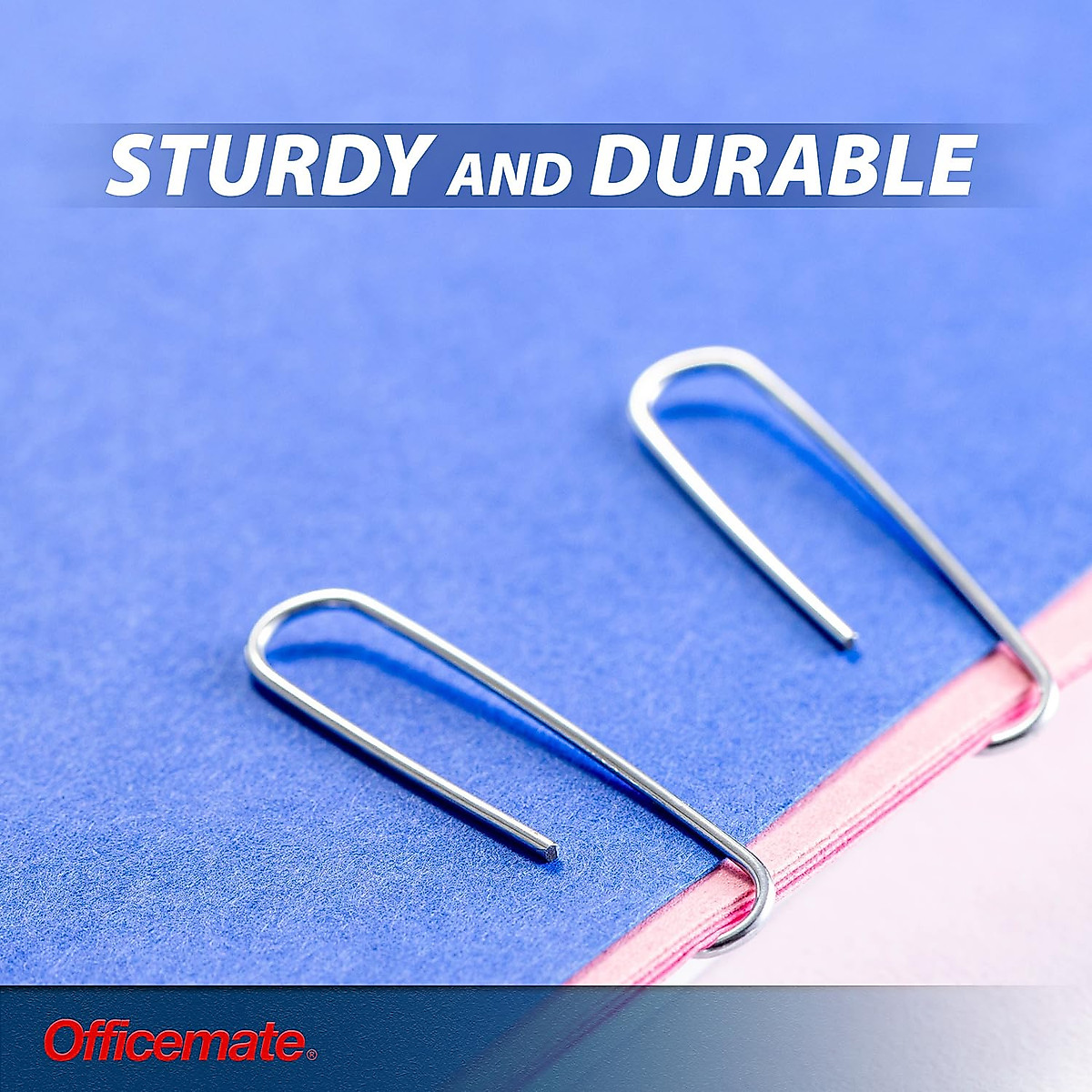 Officemate Premium #1 Paper Clips, 1,000 Paper Clips (10 Boxes of 100 Each) (99916) , Silver