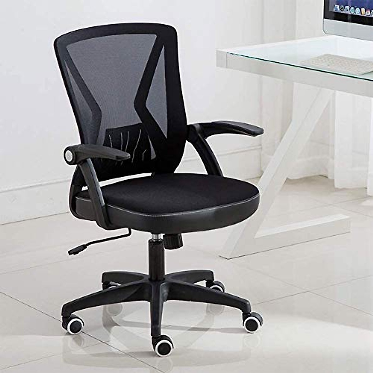 Office Chair High Back Mesh Office Chair Ergonomic Swivel Chair with Lifting Backrest Swivel Chair