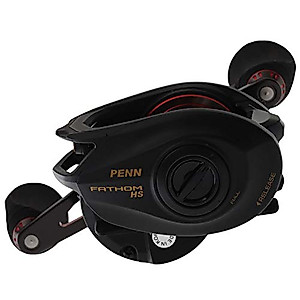 Penn Fathom Low Profile Reel Black Gold 9.2 oz