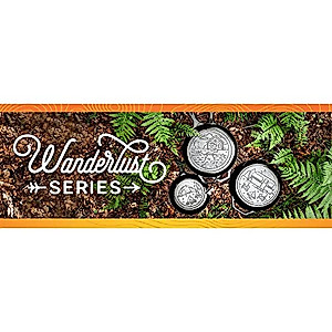 Lodge Cast Iron Wanderlust Series, Tent Skillet, 8 inch