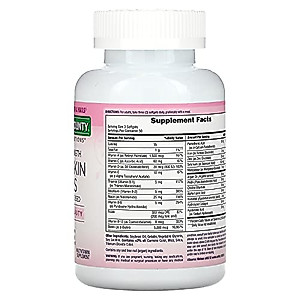 Nature's Bounty Hair Skin and Nails 5000 mcg of Biotin - 250 Coated Tablets Extra Strength (Four Bottles each of 250 Softgels) 1 4.0 Count