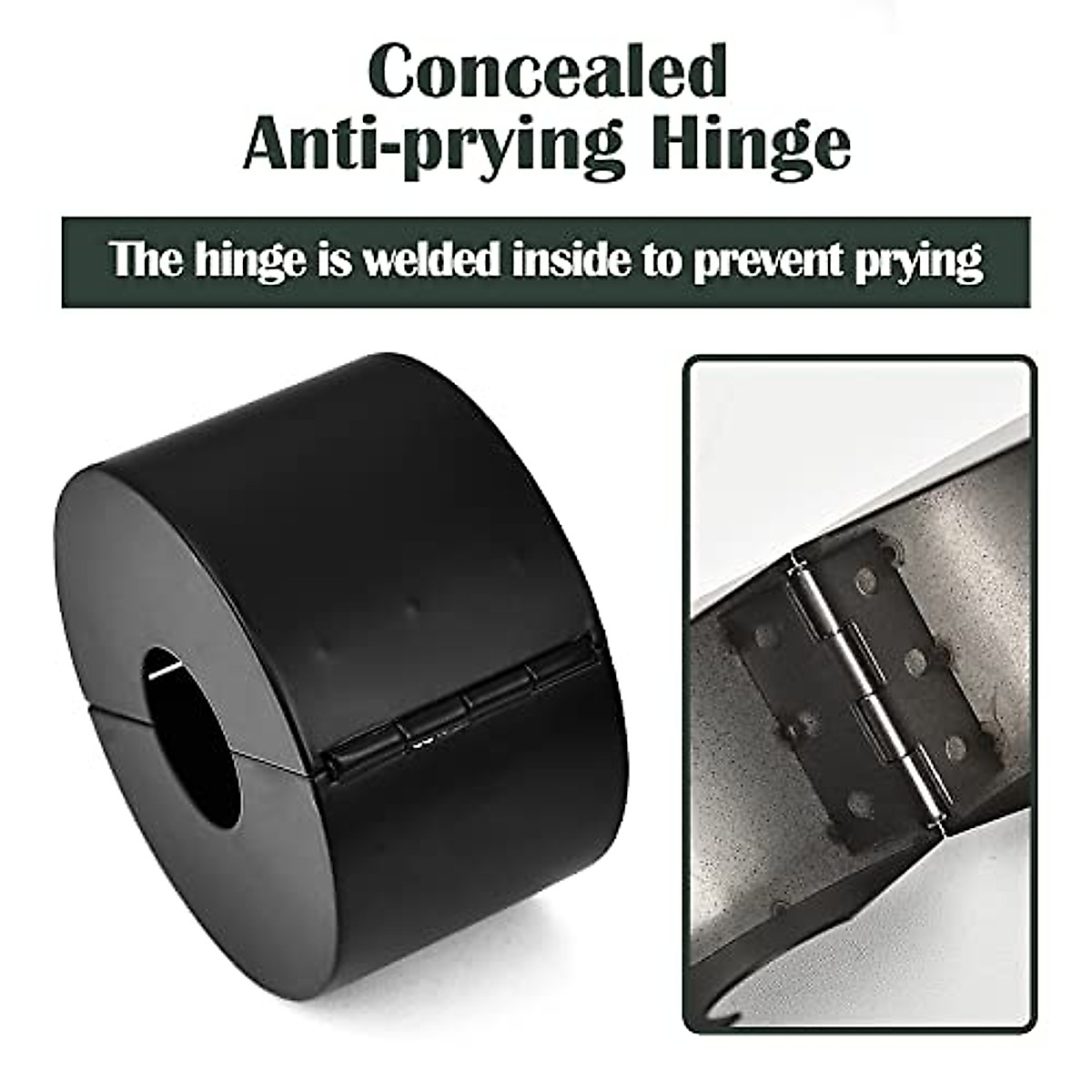 MOSECYOU Door Knob Lockout Device, Cover to Disable The Doorknob/Faucet/Valve, Prevents Turning of Door Knob and Access to Keyhole, Prevents Operating The Knob (Without Padlock)