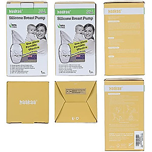 haakaa Manual Breast Pump for Breastfeeding 4oz/100ml