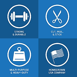 Grizzly Power Clear Packing Tape Refill Rolls for Shipping, Moving, Packaging - True 2 Inch x 65 Yards, 2.8mil Thick, 12 Rolls