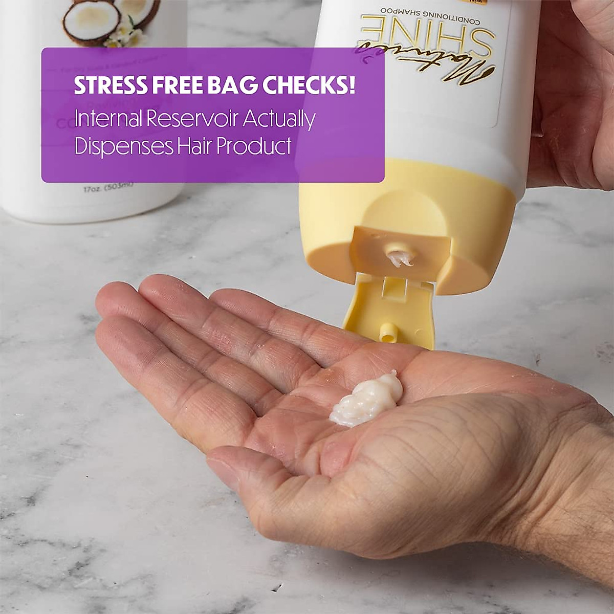 ShampBooze II Fake Shampoo Bottles | Flasks for Liquor Disguise | Plastic Flask for Liquor | Booze Smuggling Containers for Cruises | Alcohol Hidden Container | Secret Bottle | Two Shine 17oz Bottles