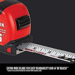 CRAFTSMAN Tape Measure, PROREACH, 16-Foot (CMHT37556S)