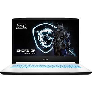 MSI Latest Sword 15 Gaming Laptop | 15.6" 144Hz FHD Display | Intel 10-Core i7-12650H | NVIDIA GeForce RTX3060 | 32GB DDR4 1TB NVMe SSD | WiFi 6 | USB-C | HDMI | RJ45 | Backlit KB | Windows 10 Home