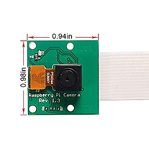 DollaTek 5MP 1080P Mini Camera Video Module Sensor OV5647 Camera Video Module for Raspberry Pi 2/3 Mode 3B+