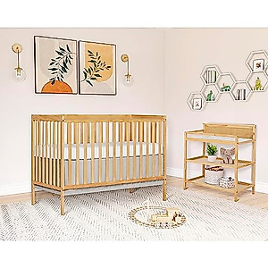 Dream On Me Synergy 5-In-1 Convertible Crib In Natural, Greenguard Gold Certified