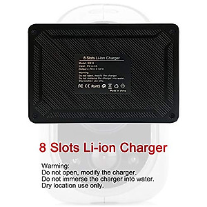 Taken 16 Pack CR123A 3.7V 750mAh [ CAN BE RECHARGED ] Batteries and Charger for Arlo Cameras (VMC3030/VMK3200/VMS3330/3430/3530), Flashlight, Microphone