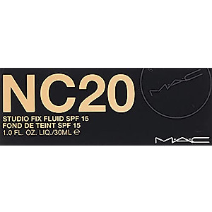 M·A·C Studio Fix Fluid SPF 15 - NC20 Foundation Women 1 oz