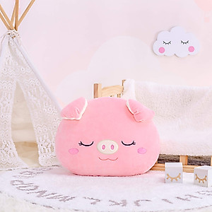 Lazada Pig Pillow Plush Toys Soft Toy Girls Gifts for Toddler Pink 15 Inches