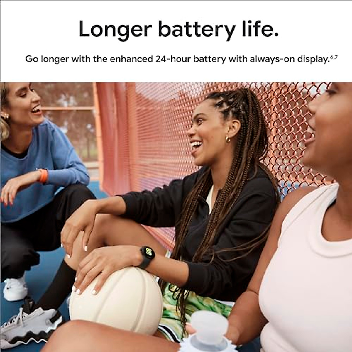 Google Pixel Watch 2 (Previous Model) with the Best of Fitbit - Heart Rate Tracking, Stress Management, Safety Features - Android Smartwatch - Matte Black Aluminum Case - Obsidian Active Band - LTE