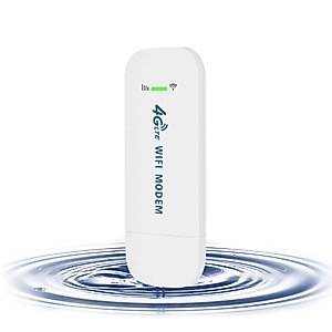 VSVABEFV Portable Sim Hotspot 150Mbps 4G WiFi Dongle Unlocked Mobile Wifi Hotspot Wireless Network Hotspot Device LTE Modem Router Pocket Portable Wifi Hotspot for Travel Long Distance
