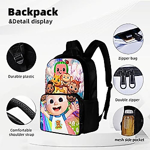 Ofaxeb Anime Backpack Cartoon Backpacks Casual Travel Bookbag Fashion Laptop Backpack D3
